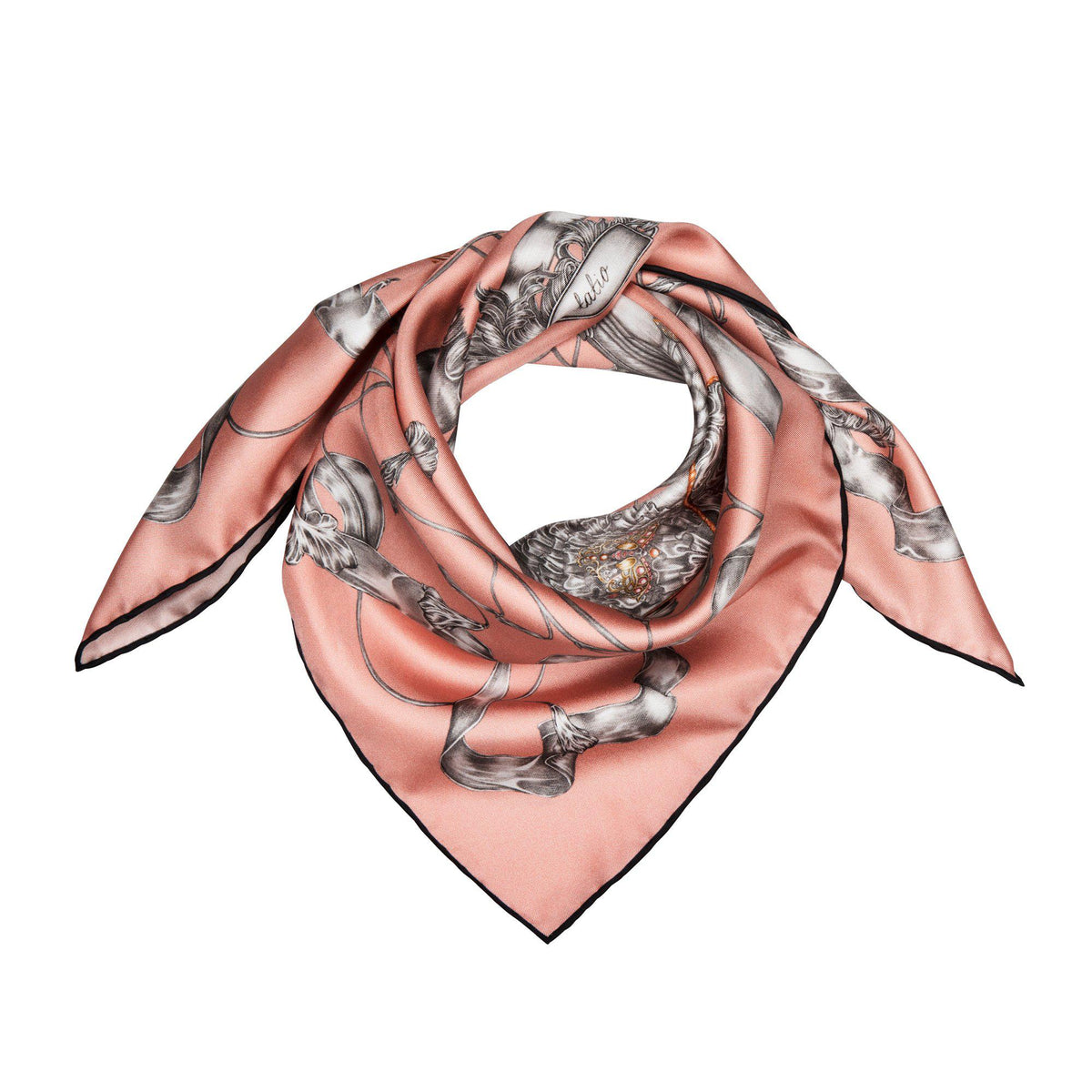 Silk Scarf | Green | Totem Tiger | Shop scarves at emmafallman.com